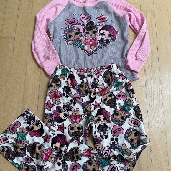 L.O.L. Surprise! | Pajamas | Nwt Lol Surprise Pink Doll Thermal Waffle ...